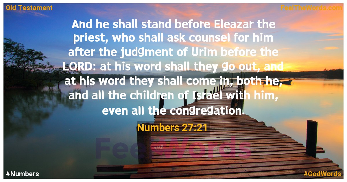 Numbers 27:21